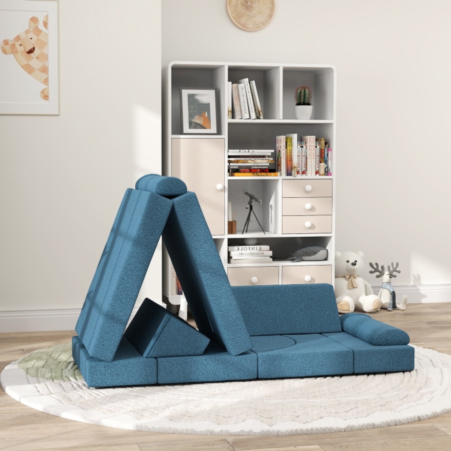 12 Piece Set Of Children's Combination Soft Sofa Creative Game Sofa ...