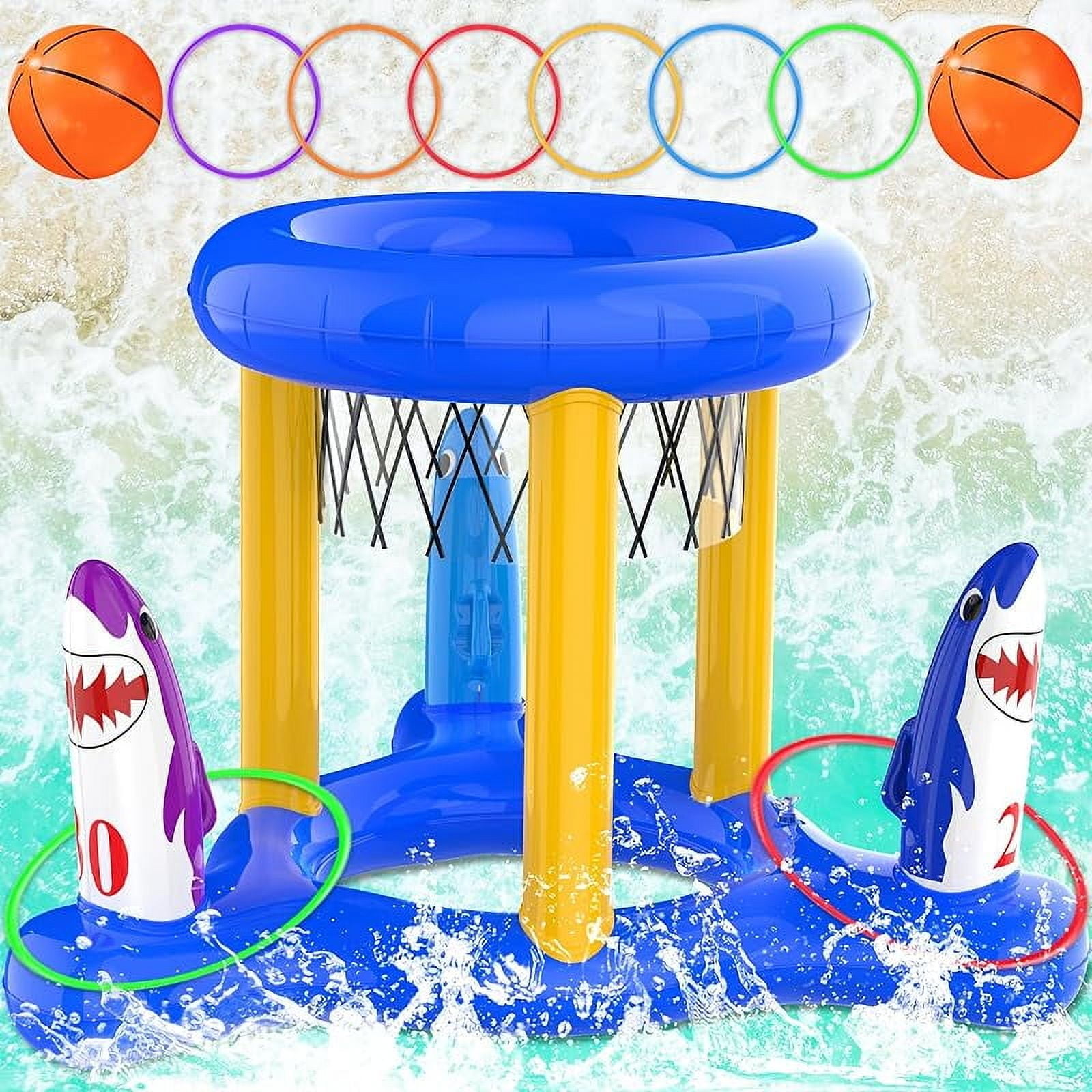 Pool Toys Pool Floats Pool Games for Kids Adult, Inflatable Pool ...