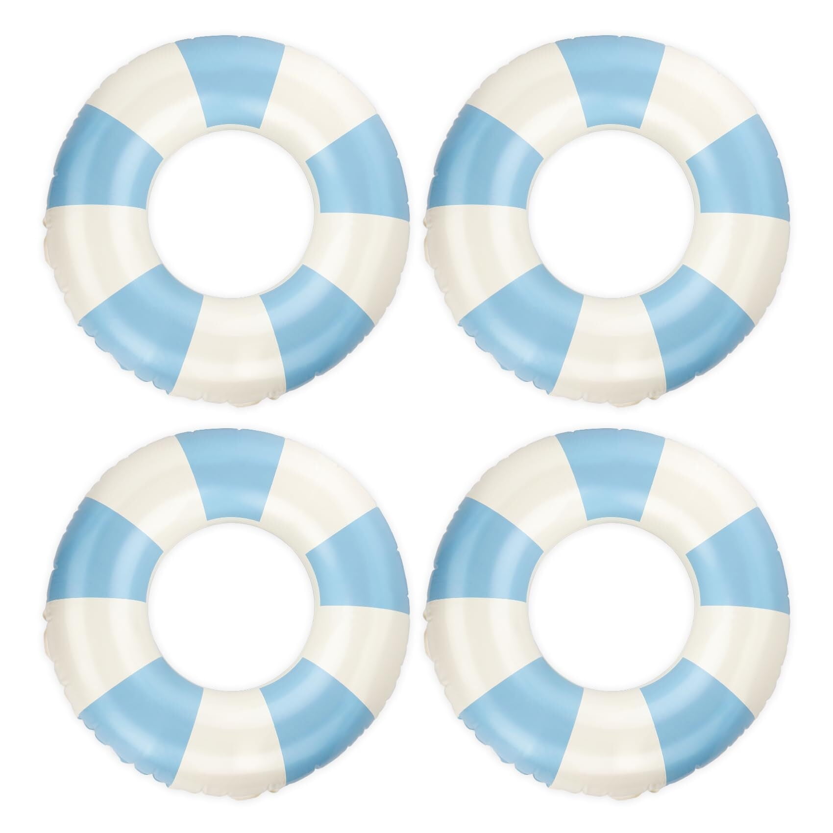 Pool Tubes, 2 Pack Blue Inner Tubes for Pool, Round Intertubes Pool ...