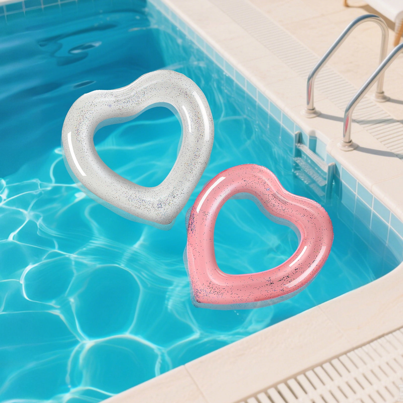 Pool Tubes for Adult, Large Floats Tube Rafts, Inflatable Swimming Ring ...