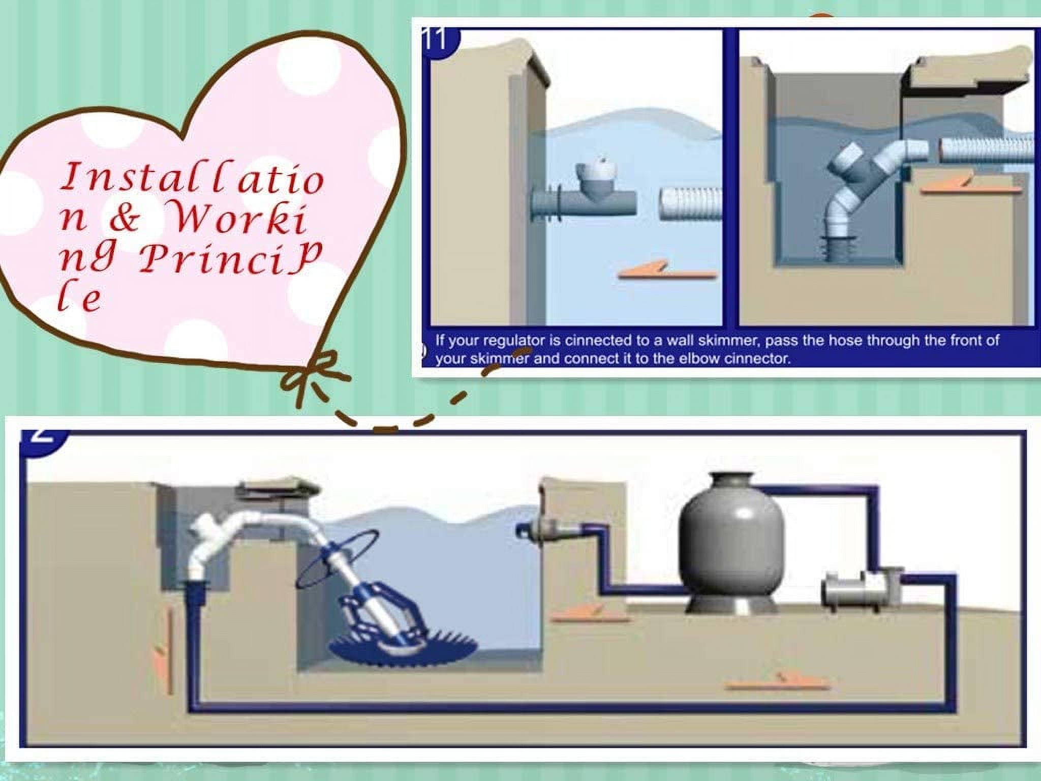 Pool Vacuum Cleaner Automatic Sweeper Swimming Pool Creepy Crawler ...