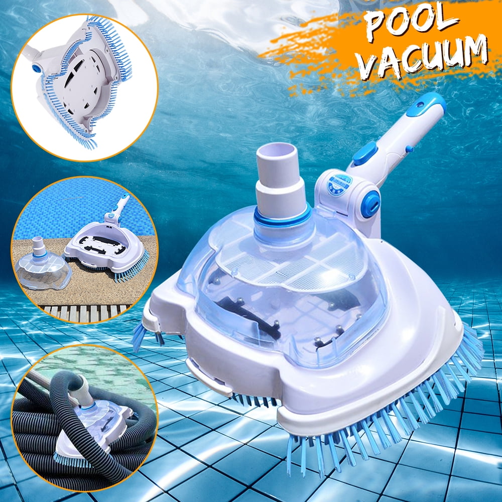 Pool Vacuum Head, Pool Brush Head for Cleaning Above Ground & Inground ...