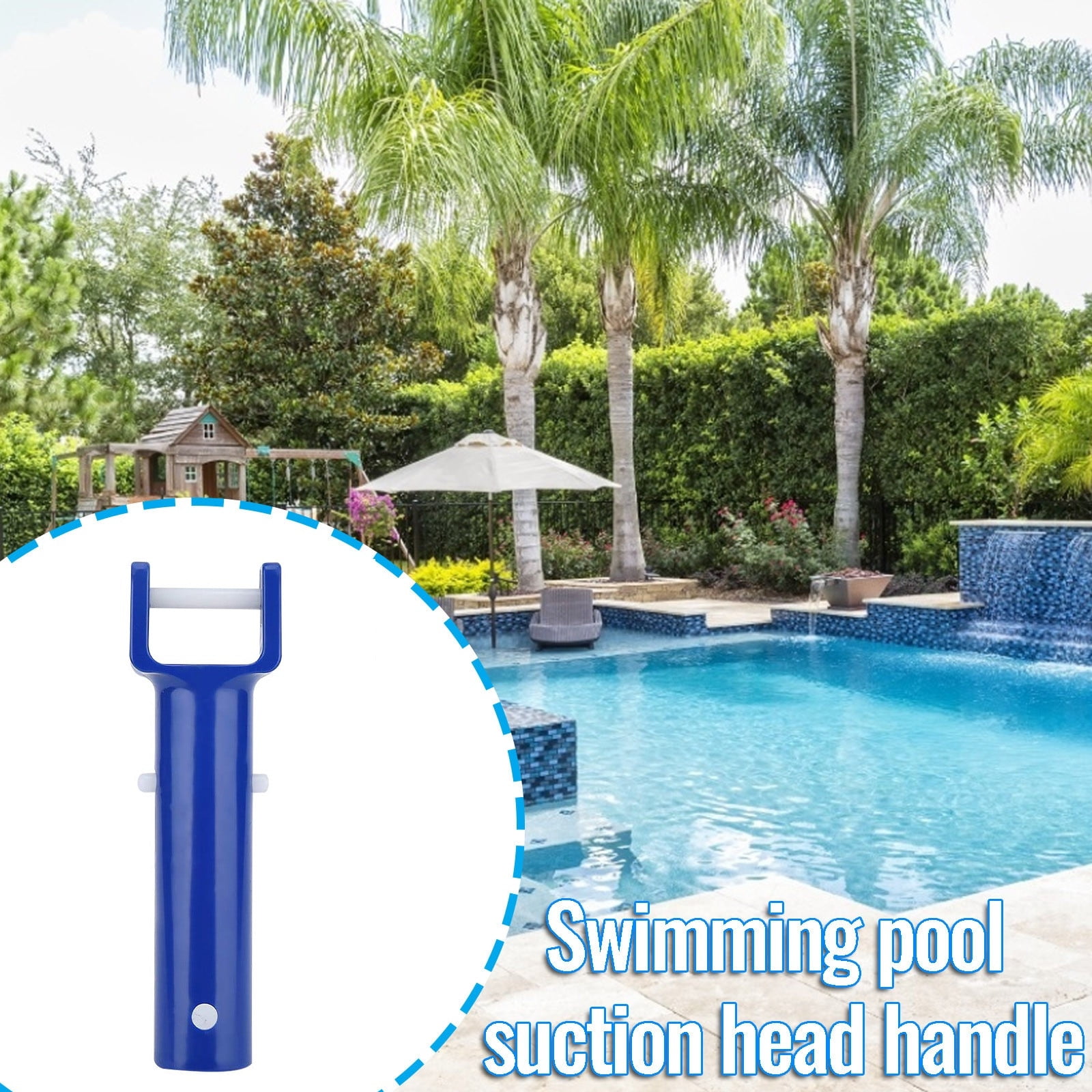 Pool Vacuum Replacement Head, Stainless Steel Frame, Durable Brush Roll ...