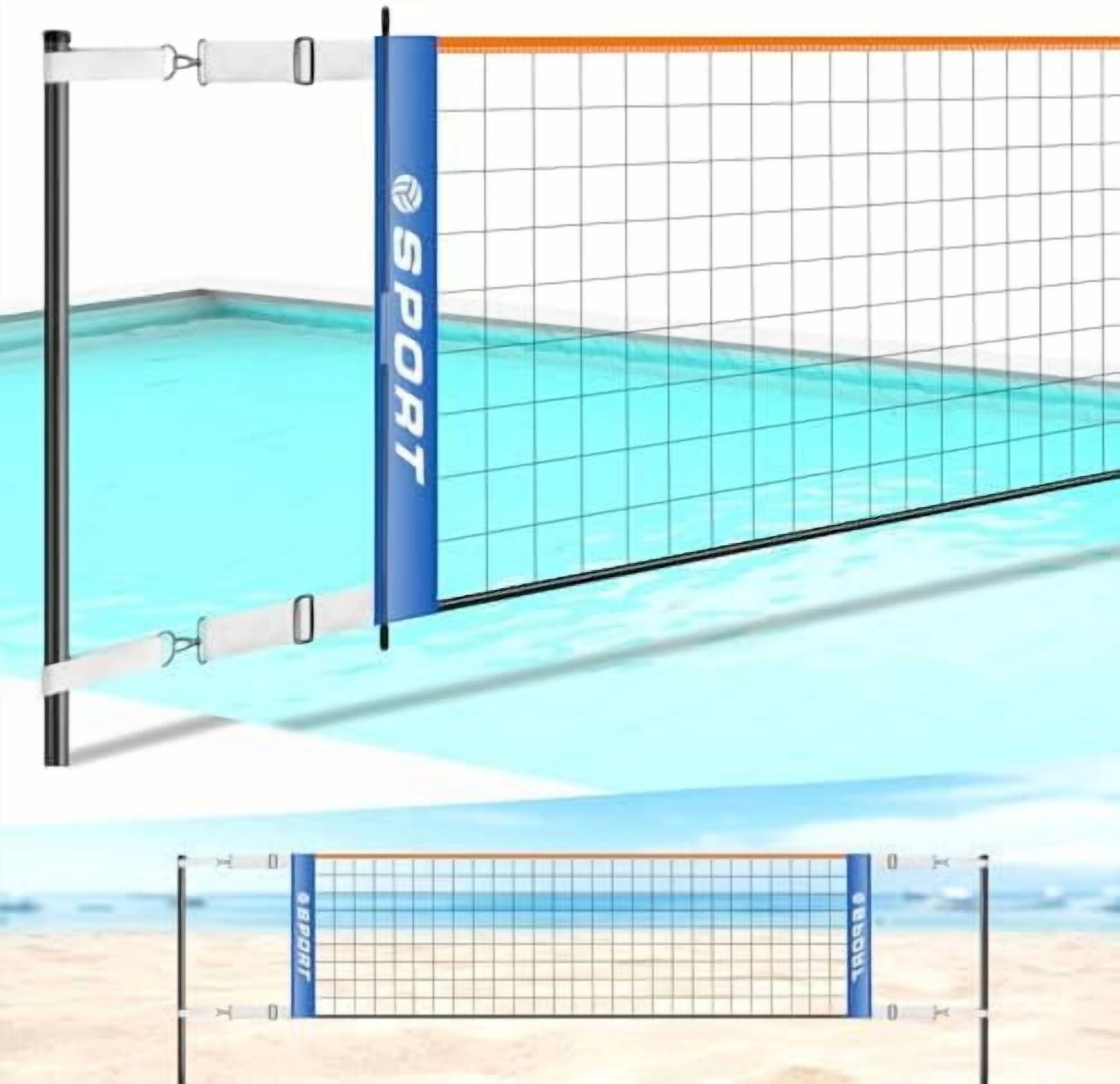 Pool Volleyball Net for Indoor & Outdoor, Upgraded Weather Resistance ...