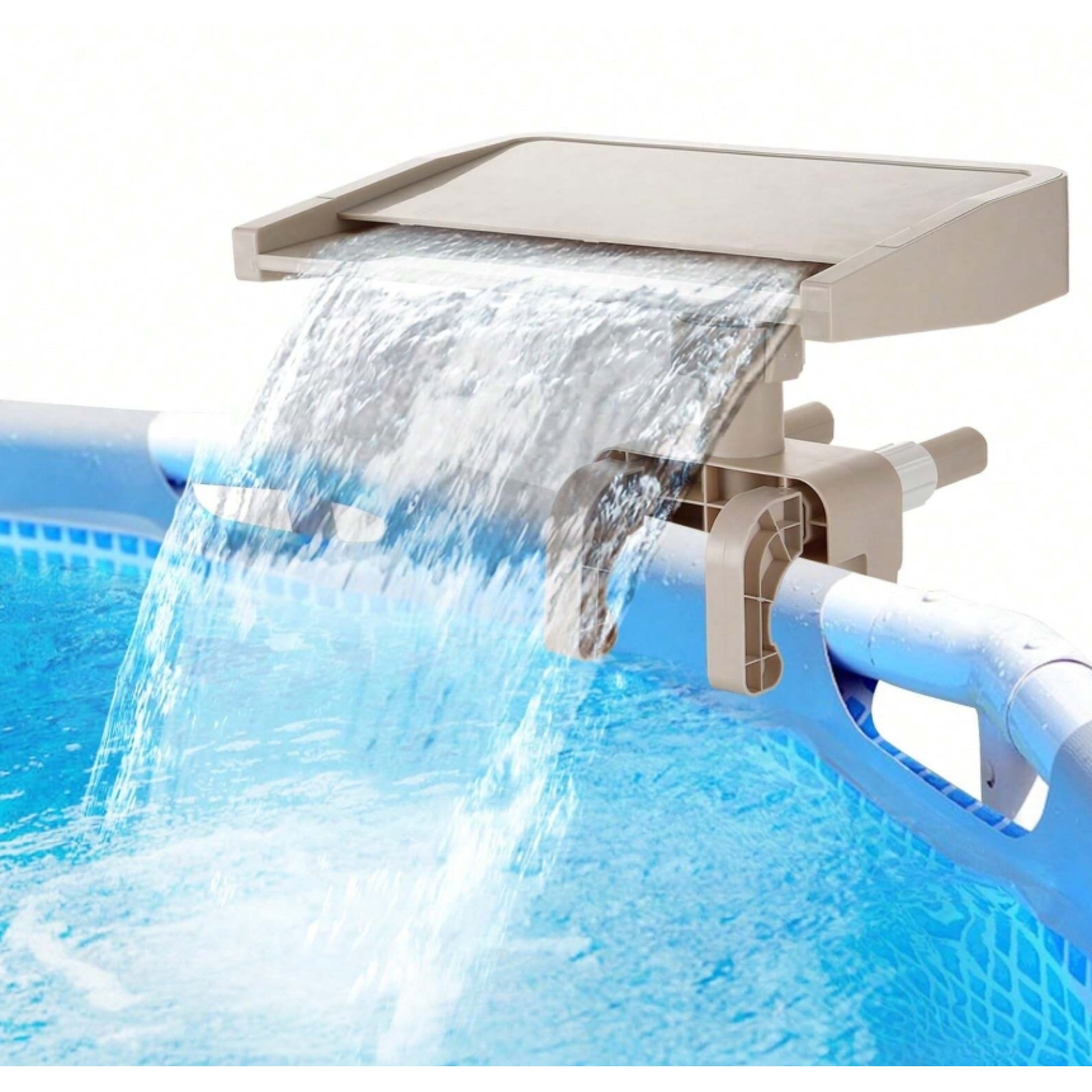 Pool Waterfall For Above Ground Pool, With High Flow Rate, Adjustable ...