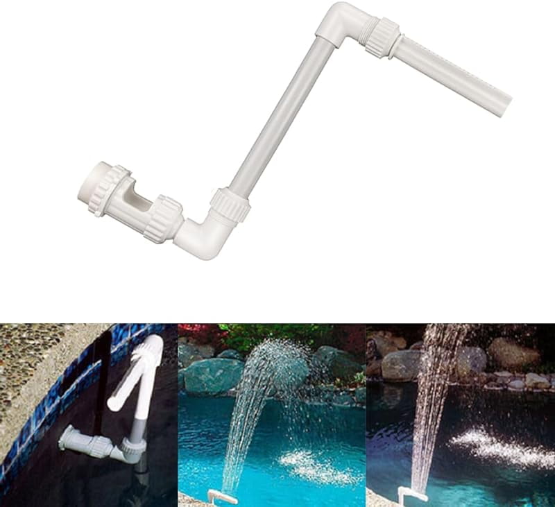 Pool Waterfall Fountains for Inground and Above Ground Pools, Pool ...