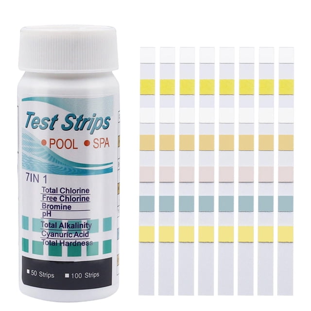 Pool and SPA Test Strips High Sensitivity for Industrial Water 100Pcs ...