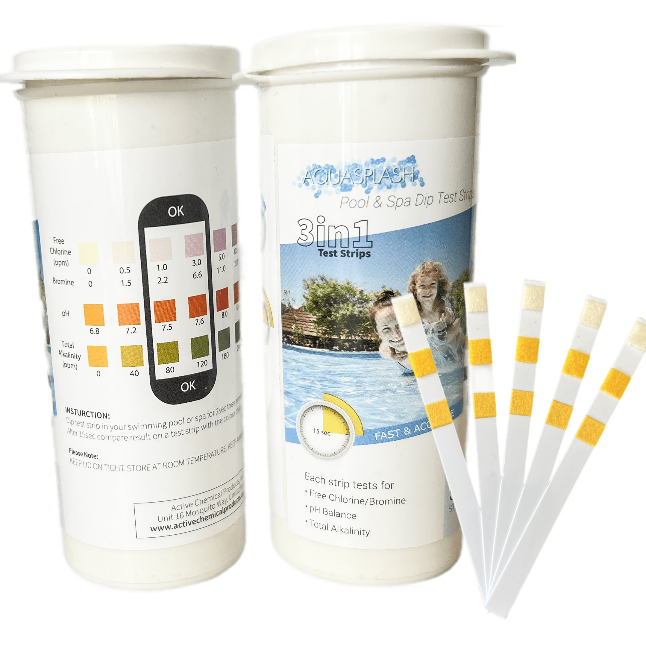 Pool and Spa Test Strips, Quick and Accurate Water Softener Test Strips ...