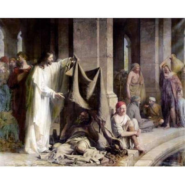 Pool of Bethesda Poster Print by Carl Bloch, 8 x 10 - Small - Walmart.com