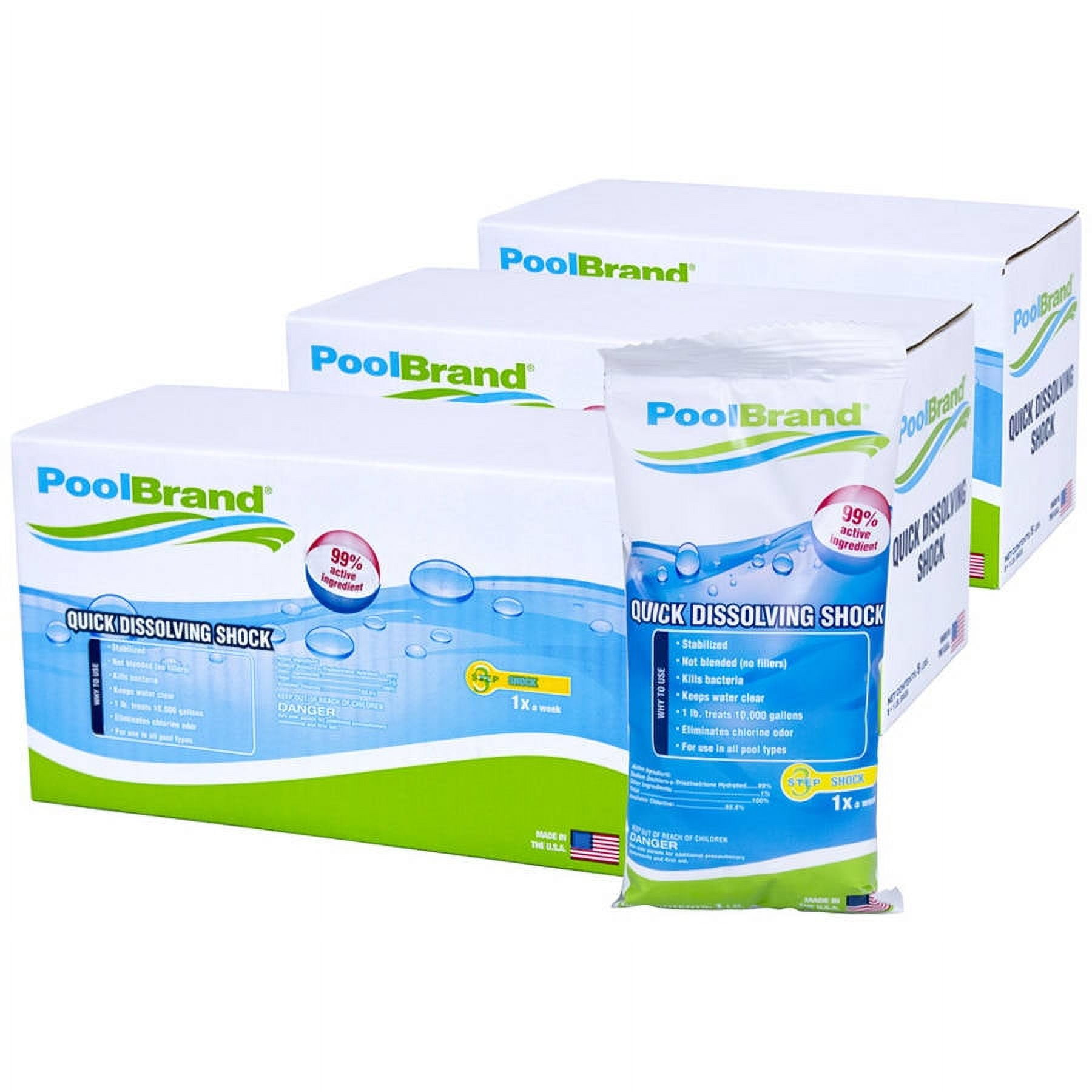 PoolBrand Quick Dissolving Swimming Pool Shock - Walmart.com