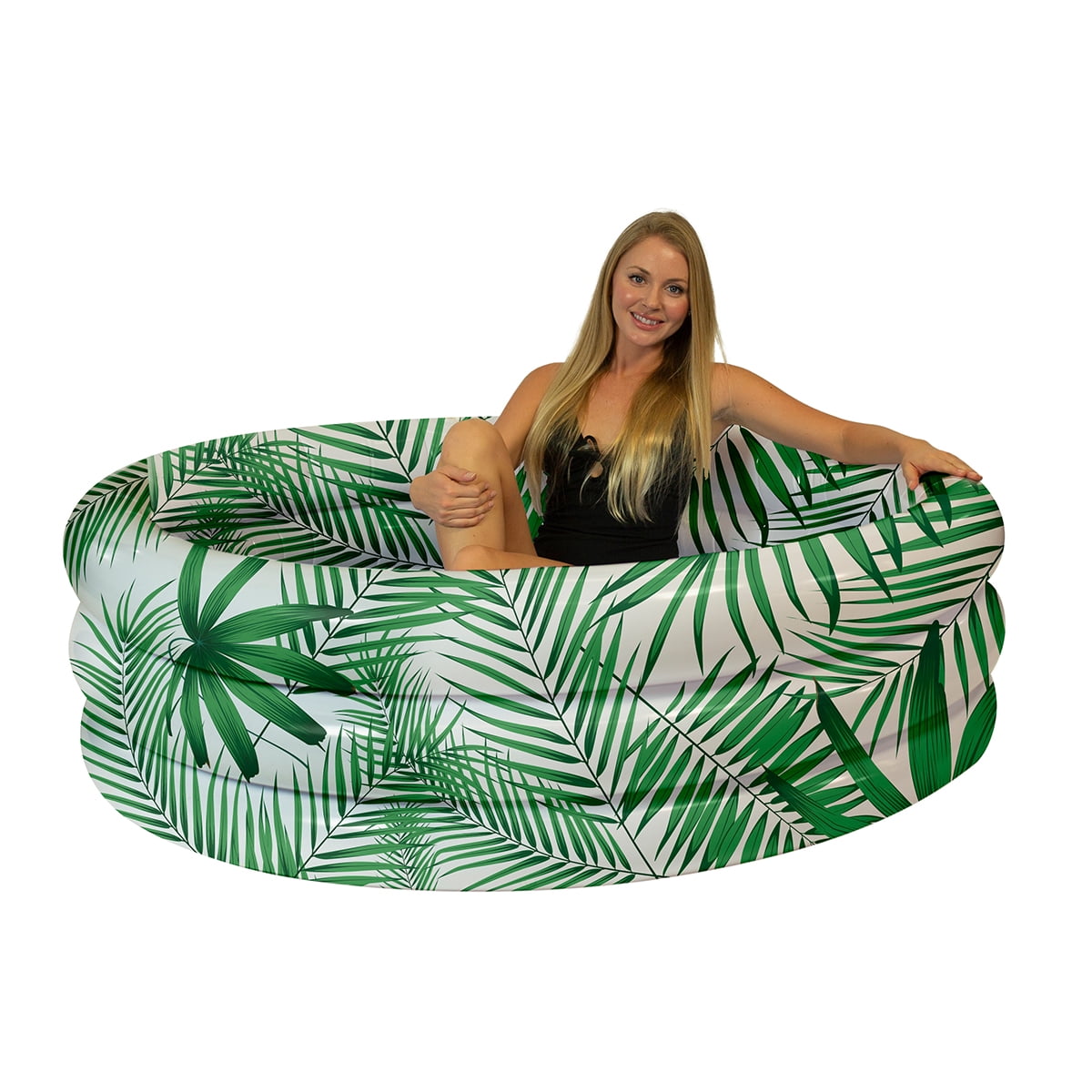 PoolCandy Inflatable Led Palm Pool with Bluetooth - Walmart.com