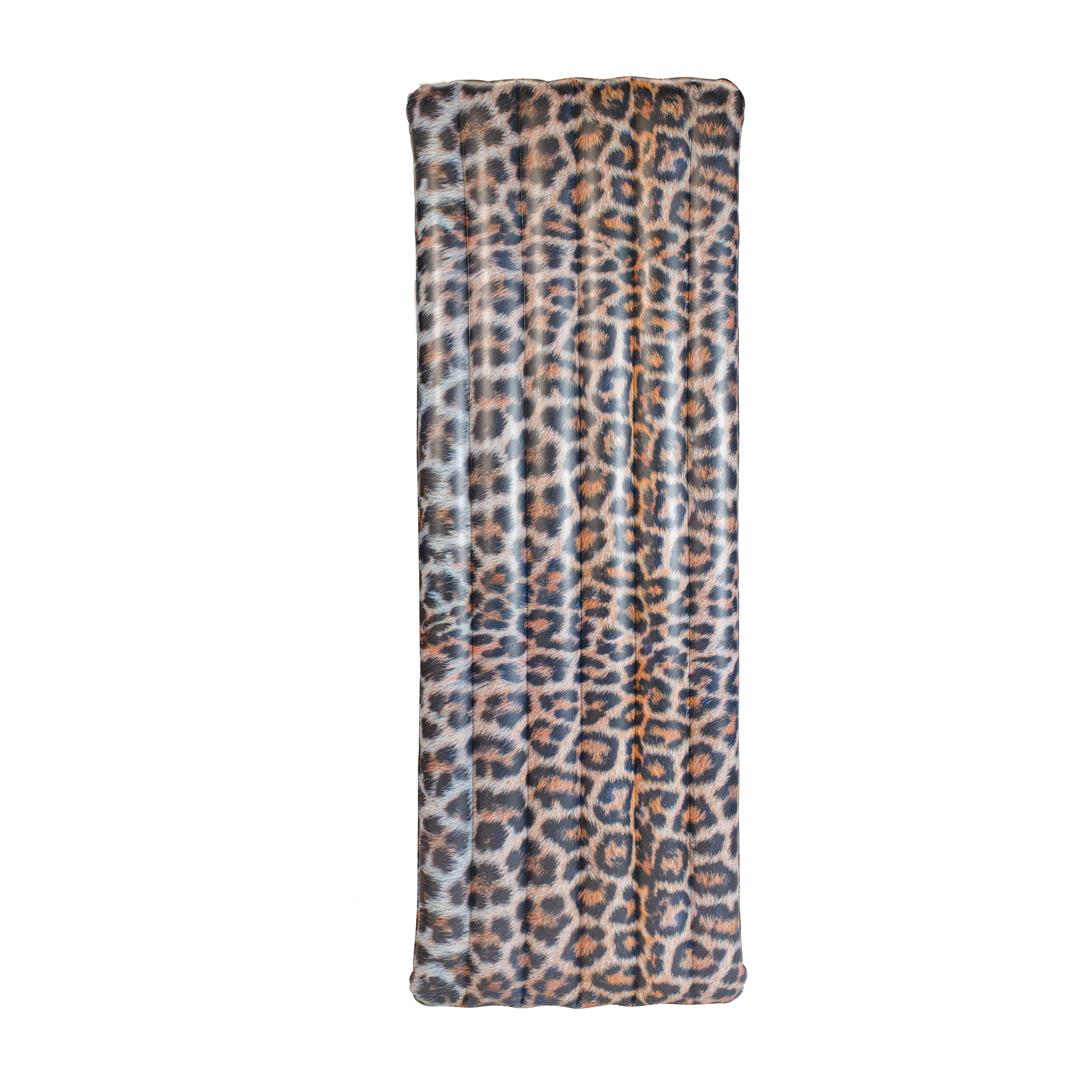 PoolCandy Safari Collection Brown Leopard Print Deluxe 74" Pool Raft ...