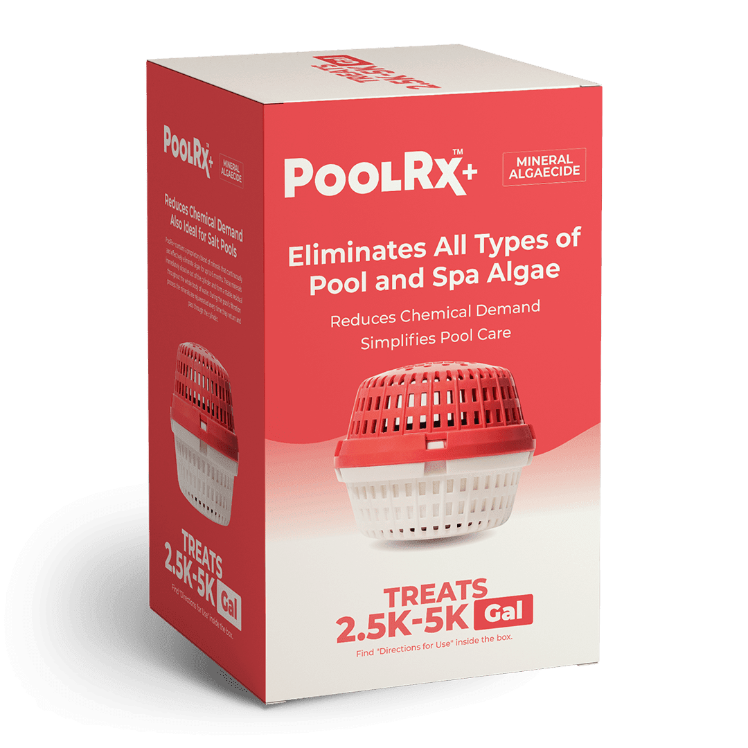 PoolRx+, Red and White Algaecide, 2.5k-5k Gallons, EPA Registered ...