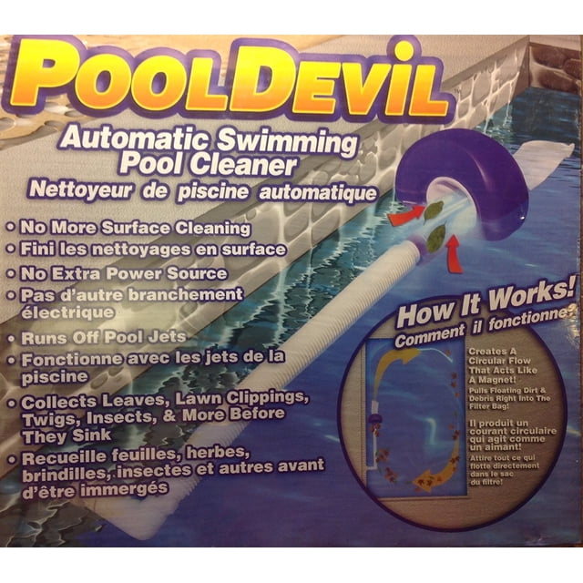 Pooldevil Automatic Swimming Pool Cleaner - Walmart.com