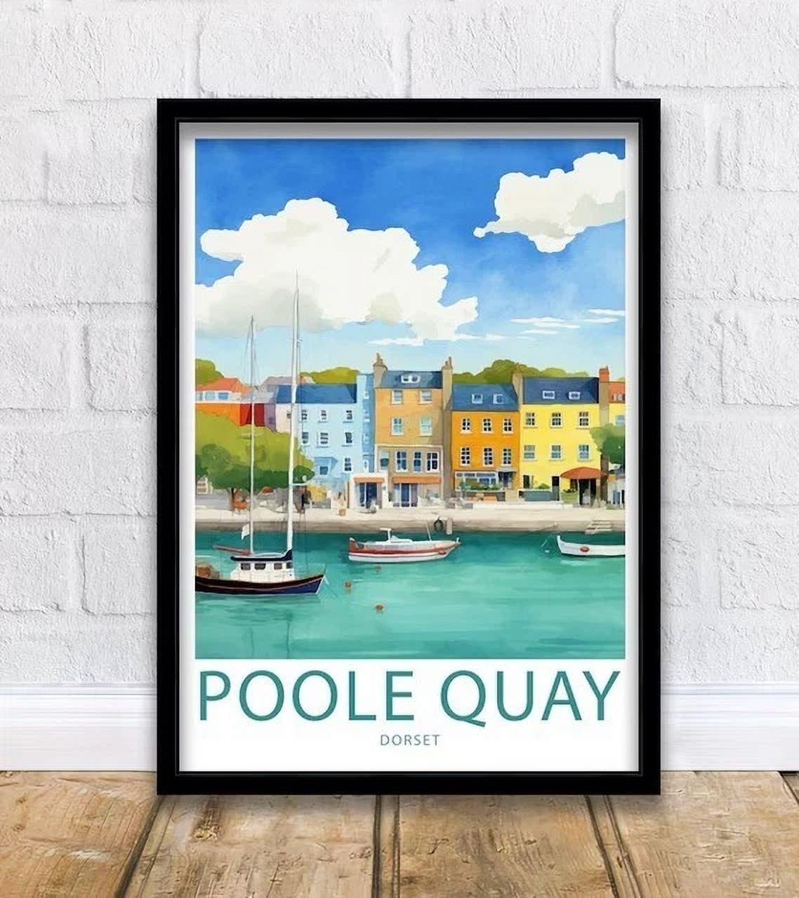Poole Quay Print Poole Quay Poster Home Decor NO FRAMED POSTER Home ...