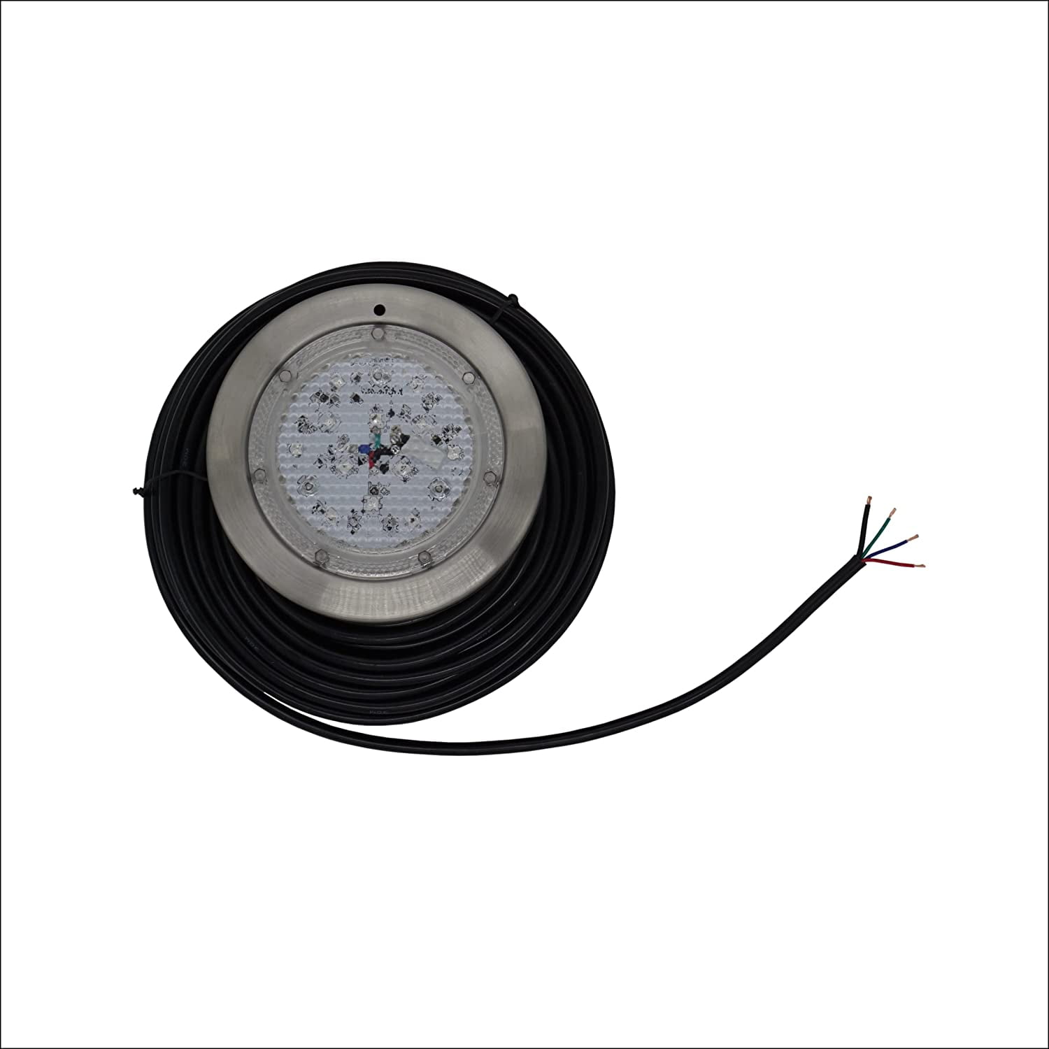 Poolexa SS06150 6 inch Small LED Color Inground Pool/Spa Light for Wet ...