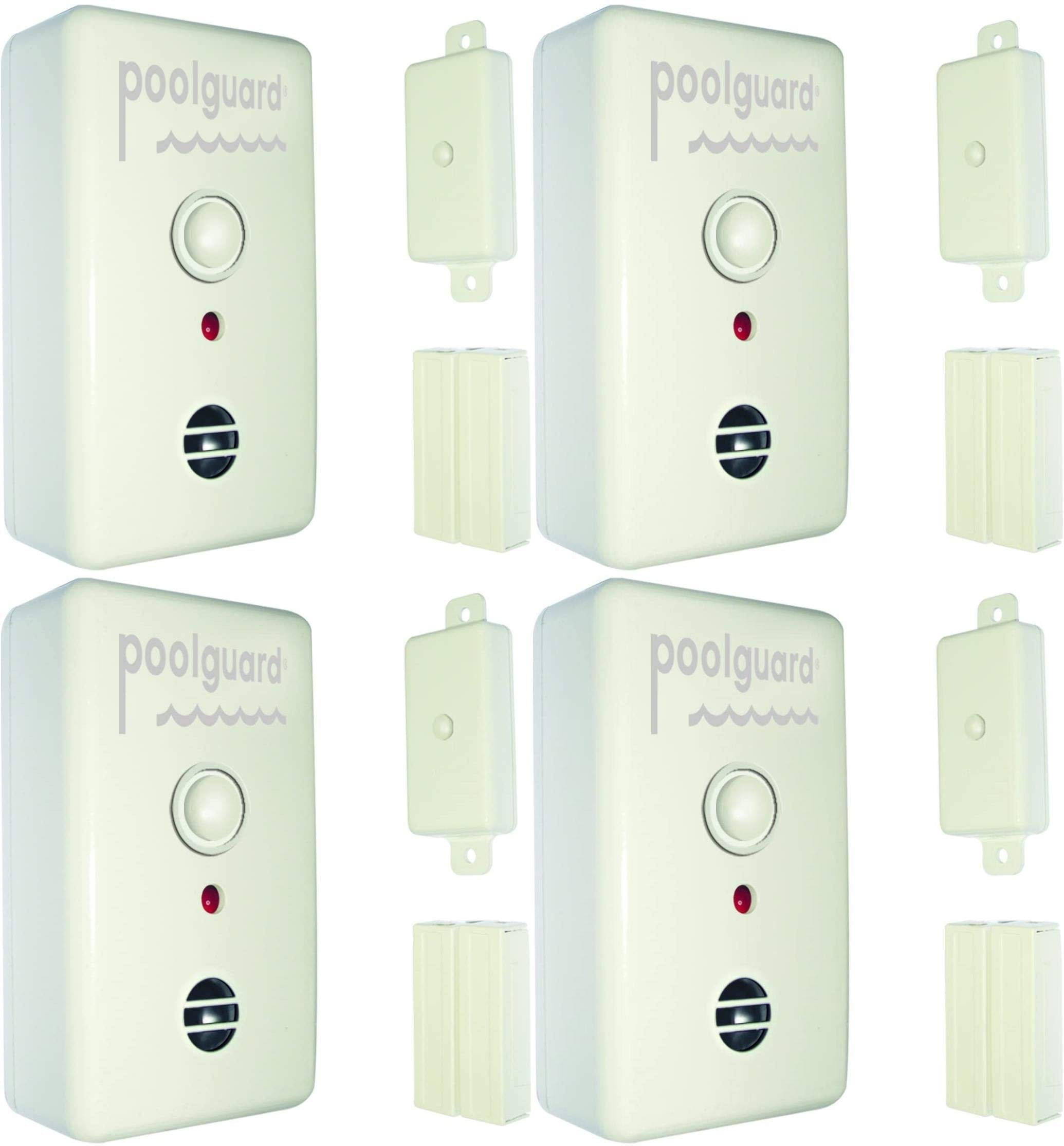 Poolguard DAPT-WT Immediate Pool Door Alarm,White Pack of 4 - Walmart.com