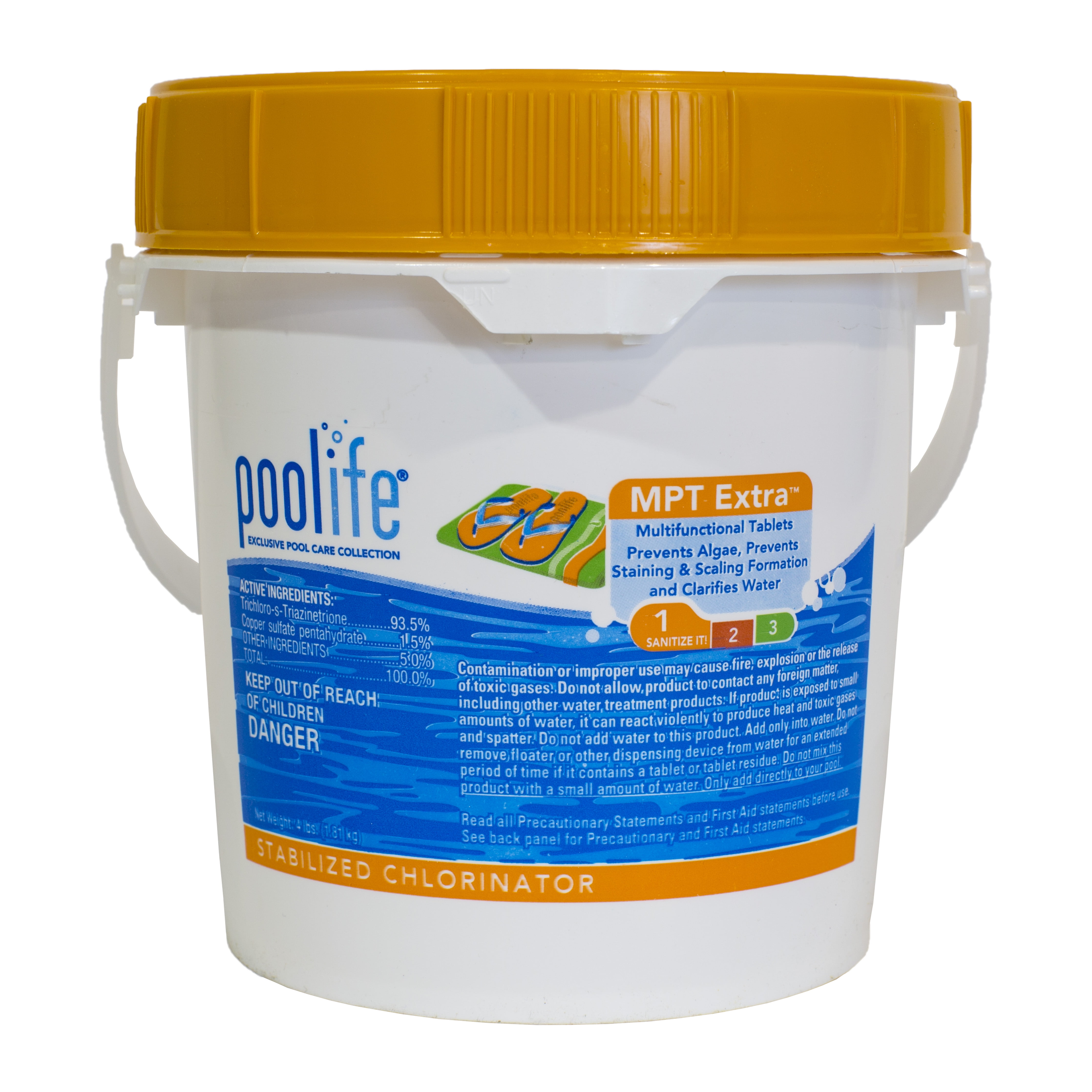 Poolife MPT Extra 4 lb - Algae Prevention Chlorine Tablets - Walmart.com
