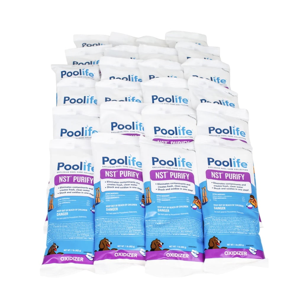 Poolife NST Purify, Oxygen-Based Oxidizer and Chlorinating Agent, pH ...