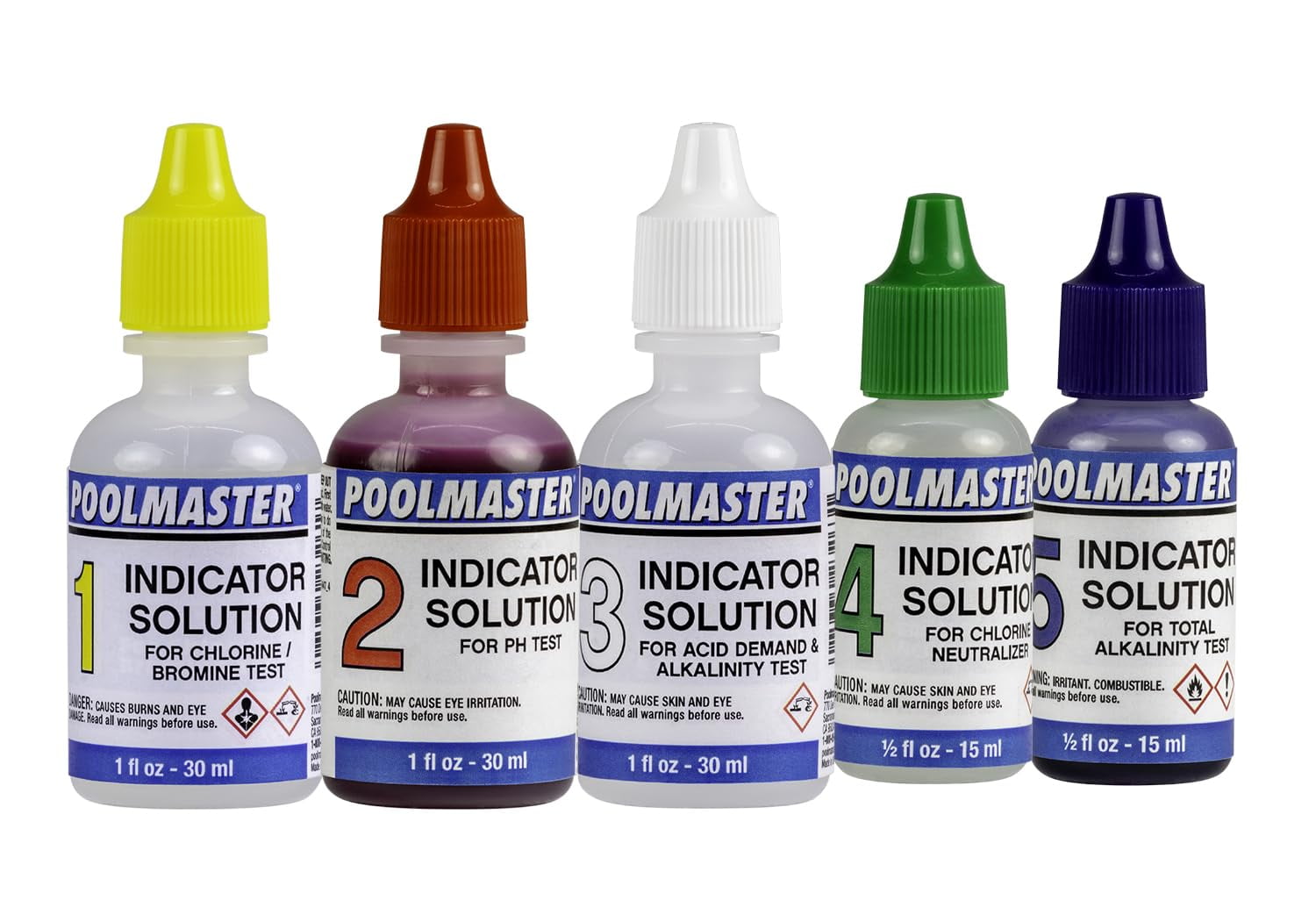 Poolmaster 23227 Replacement Indicator HMF23 Solutions #1 - #5 For Spa ...