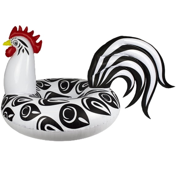 Poolmaster 48" Inflatable Rooster Party Float: 1-Person Pool Innertube ...