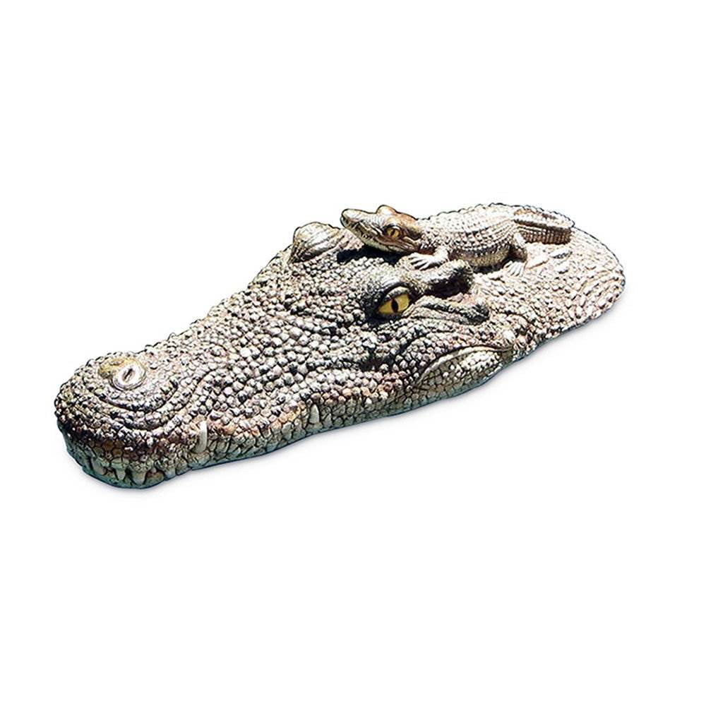 Poolmaster 54576 Crocodile Head Float Decoy Outdoor Pool Water Decor ...