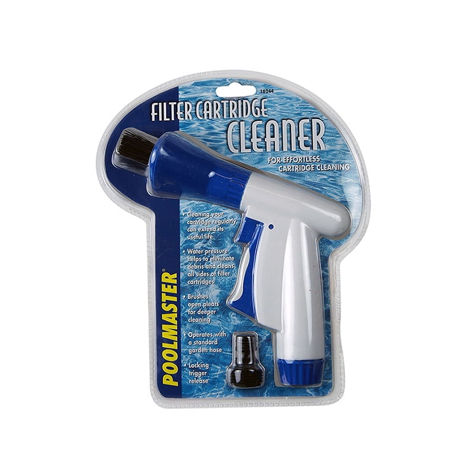Poolmaster 8" White and Blue Swimming Pool Filter Cartridge Cleaner ...