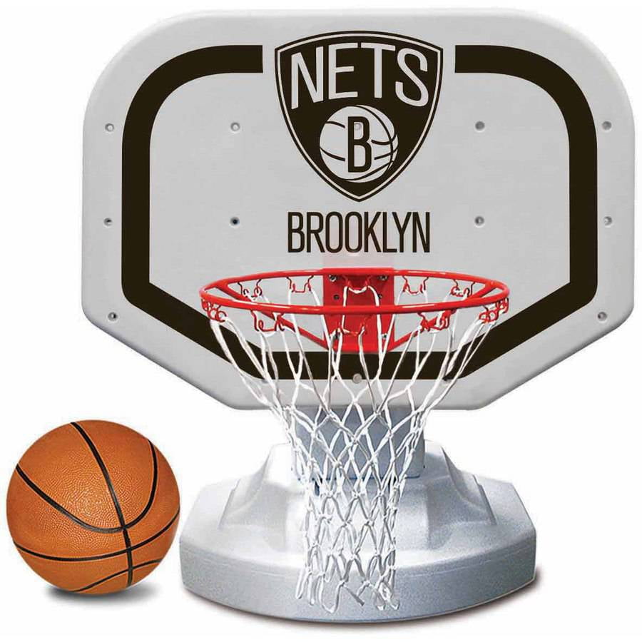 Poolmaster Brooklyn Nets NBA USA Competition-Style Poolside Basketball ...