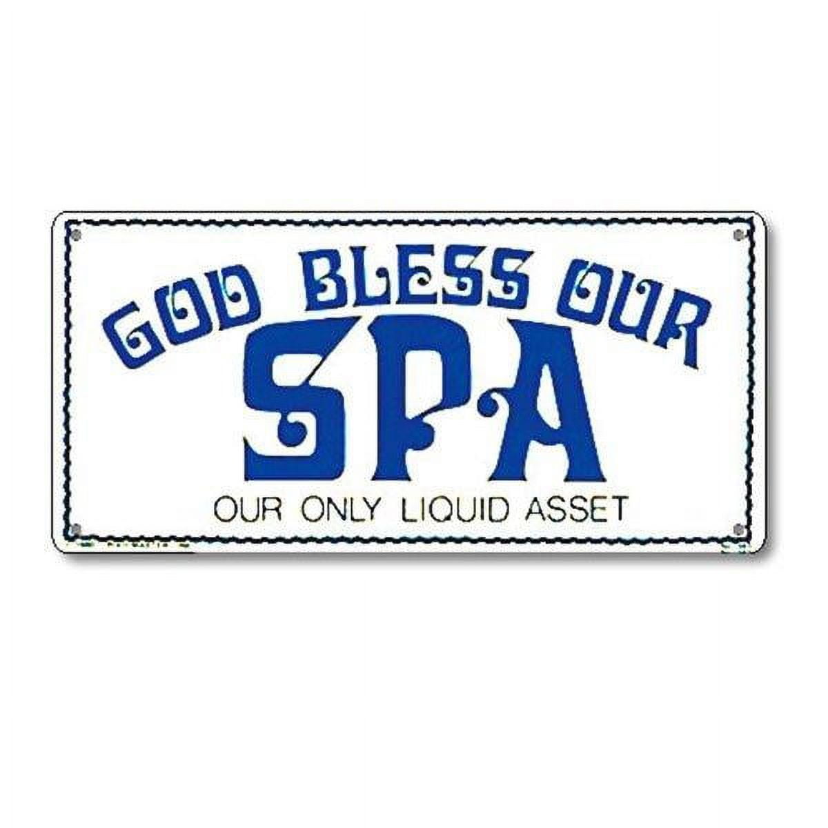 Poolmaster "God Bless Our Spa" Sign for Residential or Commercial Spas ...