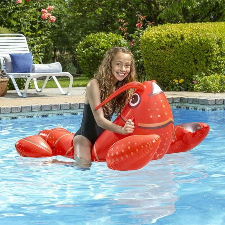 Poolmaster Lobster Rider - Inflatable Swimming Pool Float - Walmart.com