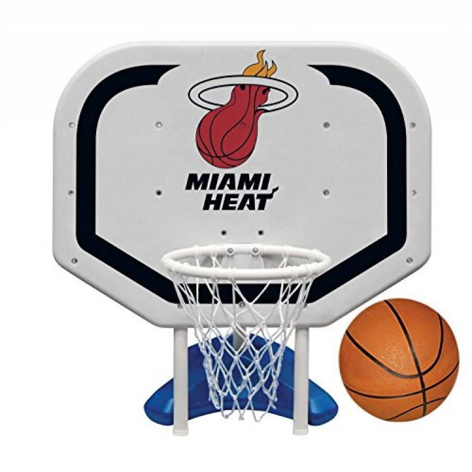 Poolmaster Miami Heat NBA Poolside Basketball Game for Enthusiasts and ...
