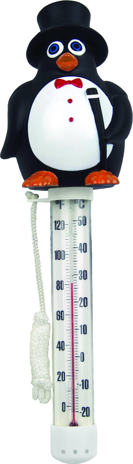 Poolmaster Mr. Penguin Floating Swimming Pool and Spa Thermometer ...
