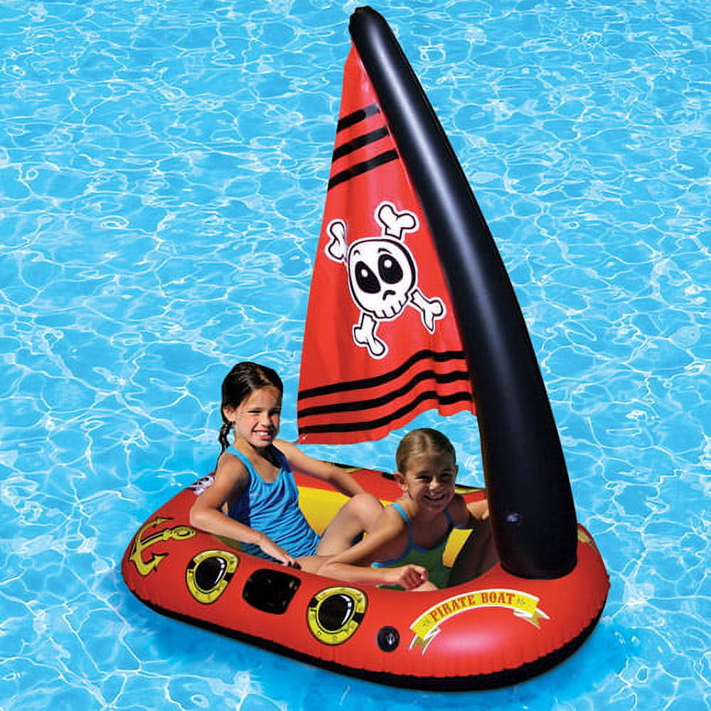 Poolmaster Pirate Boat With Sail - Walmart.com