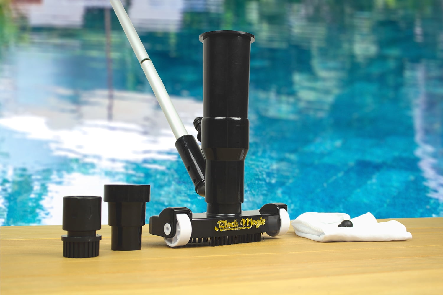 Poolmaster Premier Collection Black Magic Jet Swimming Pool Vacuum with ...