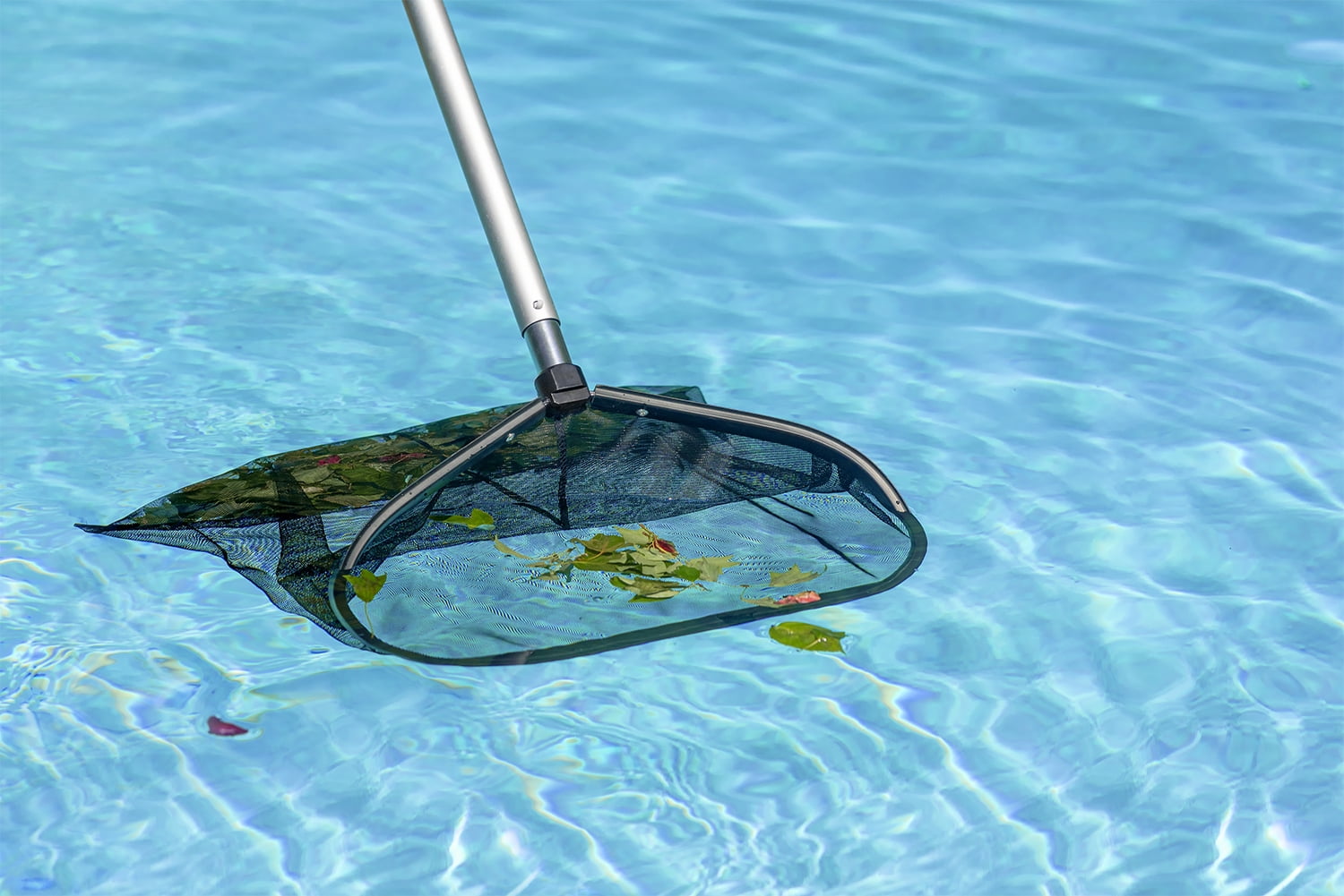 Poolmaster Premier Collection Heavy-Weight Aluminum Swimming Pool Leaf Rake With Mesh Net ...