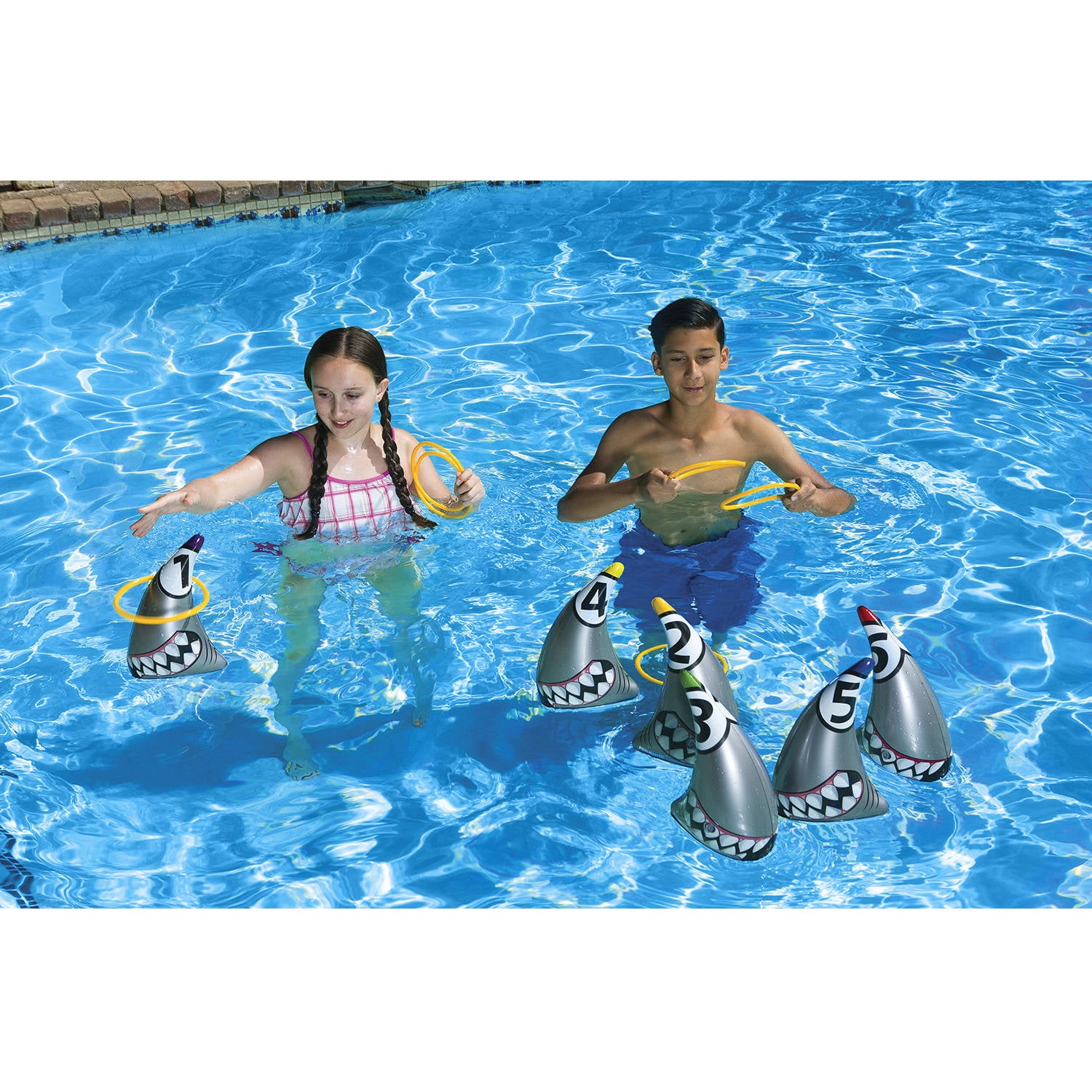 Poolmaster Shark Zone Ring Toss - Walmart.com
