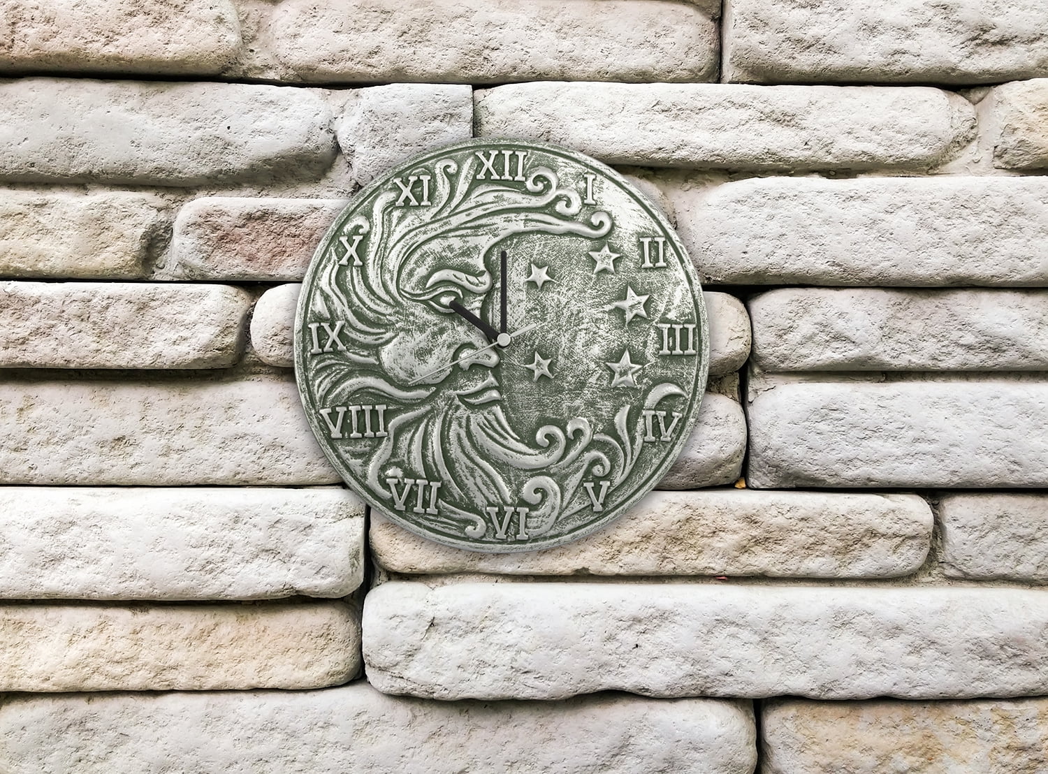 Free Shipping! Poolmaster 12 Inch Outdoor Patio Decor Clock Silver ...