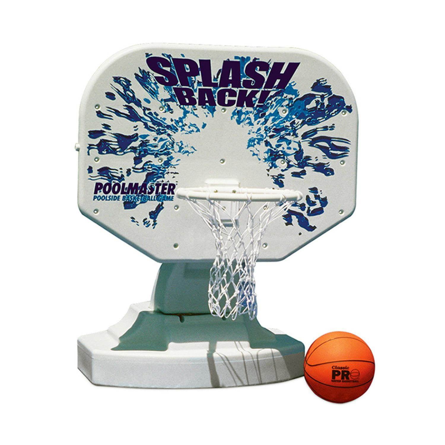 Poolmaster Splashback Poolside Basketball Outdoor Swimming Pool Game ...