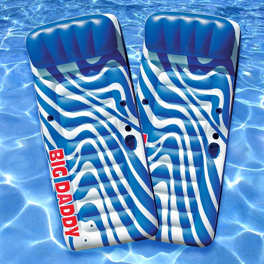 Poolmaster Vinyl Big Daddy Mattress Pool Float, Blue - Walmart.com