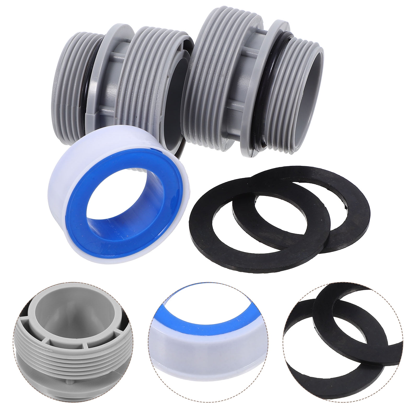 Pools Drain Adapter,1 Set Durable Adapter For Pool Filter Pumps Pool ...
