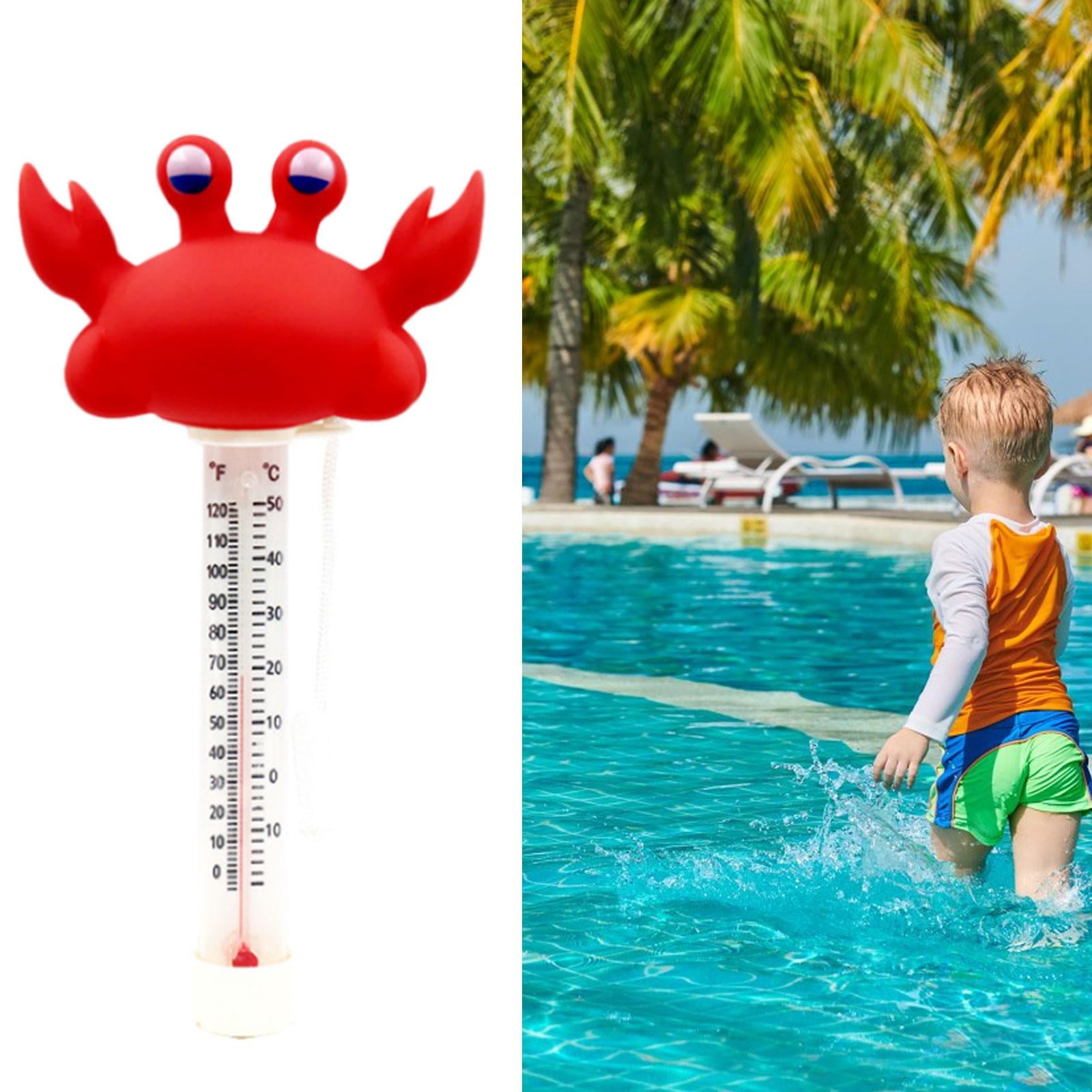 Pools Floating Water Thermometer Measurement Pond Thermometer Easy Read ...