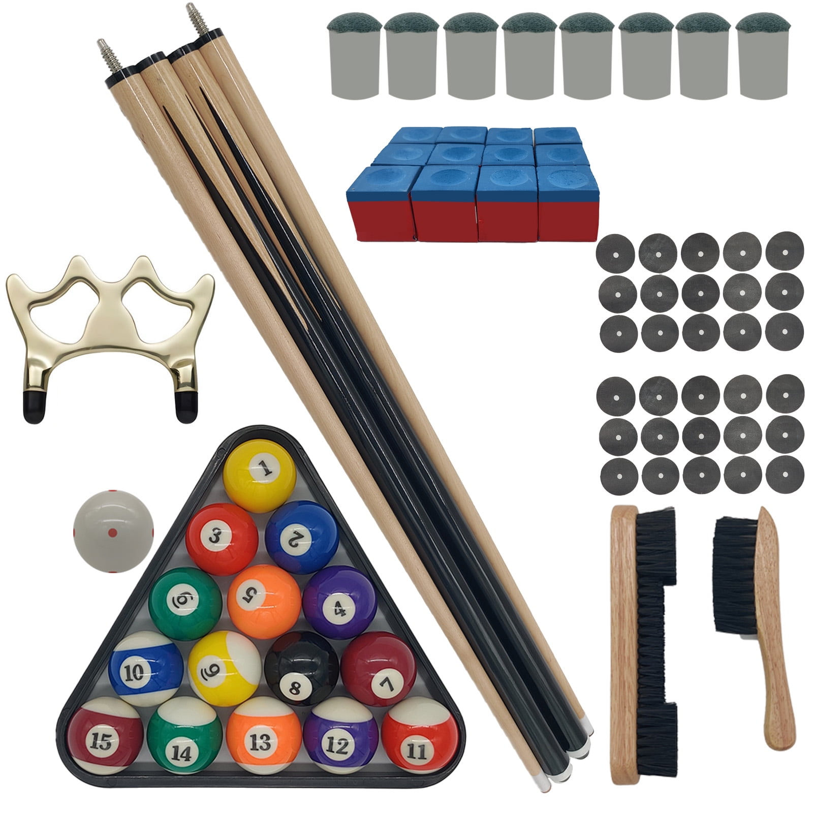 Pools Table Accessories - 72Pcs Billiards Accessories and Equipment ...