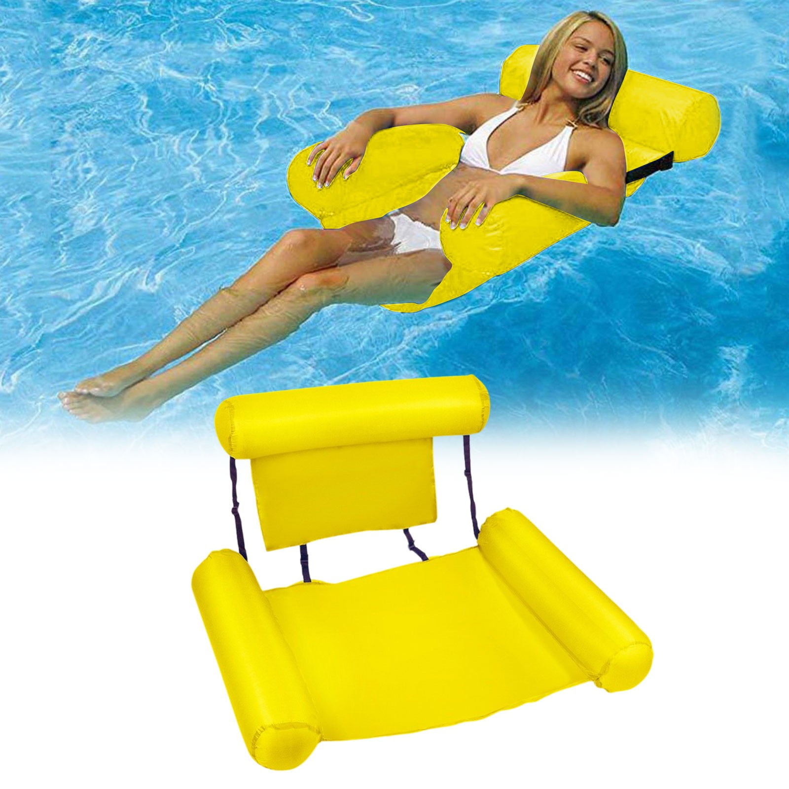 Pools & Water Fun Inflatable Water Swimming Chair Folding Pool Float ...