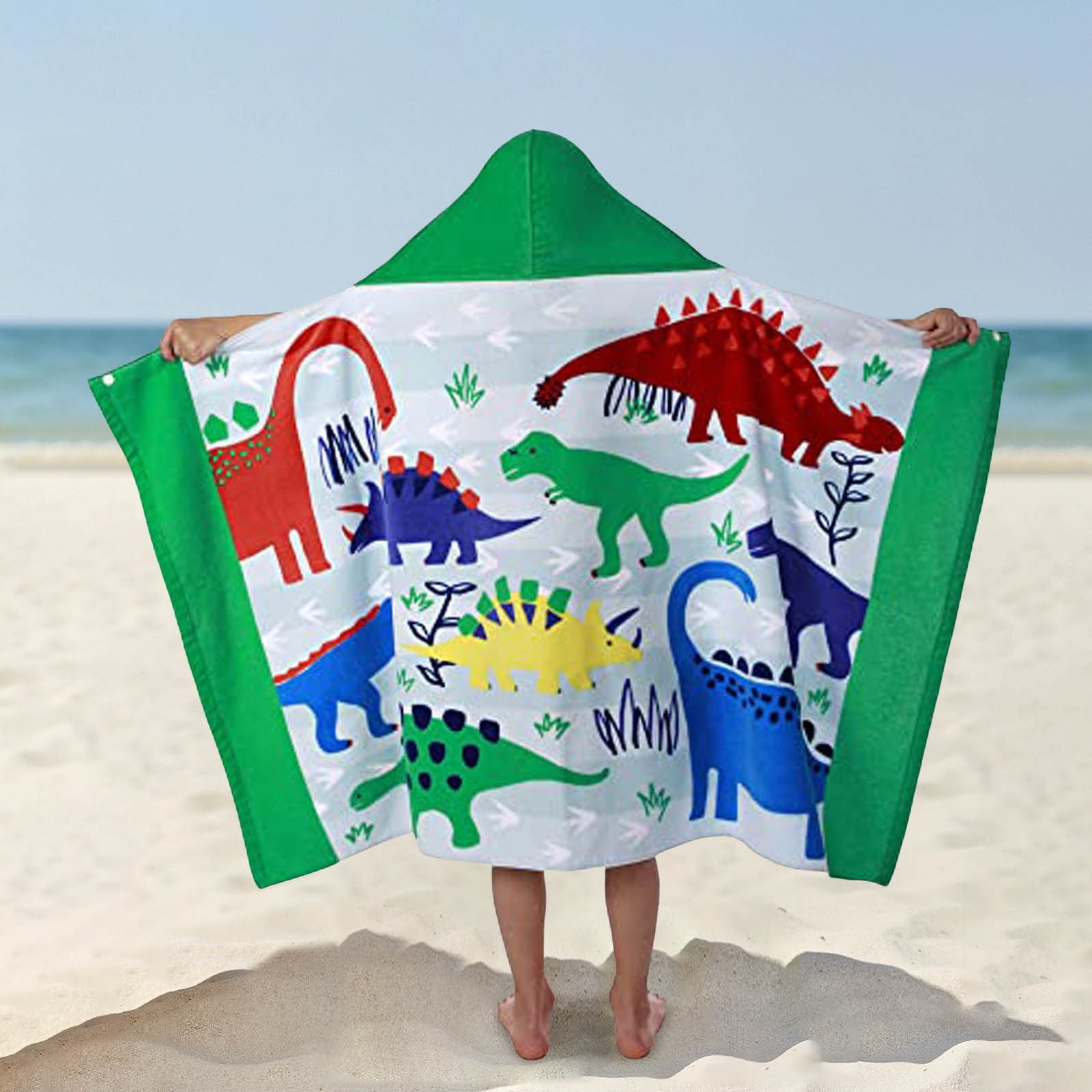 Pools & Water Fun Kids Hooded Beach Bath Towel Baby Surf Poncho ...