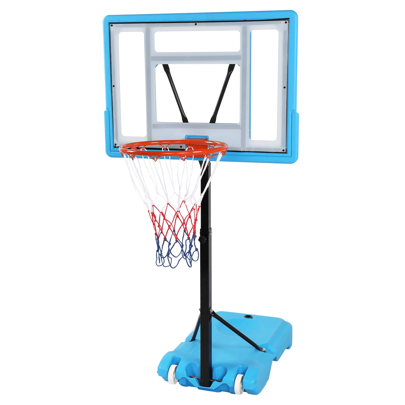 Poolside Basketball Hoop with Height Adjustable 45"-53" Swimming Pool ...
