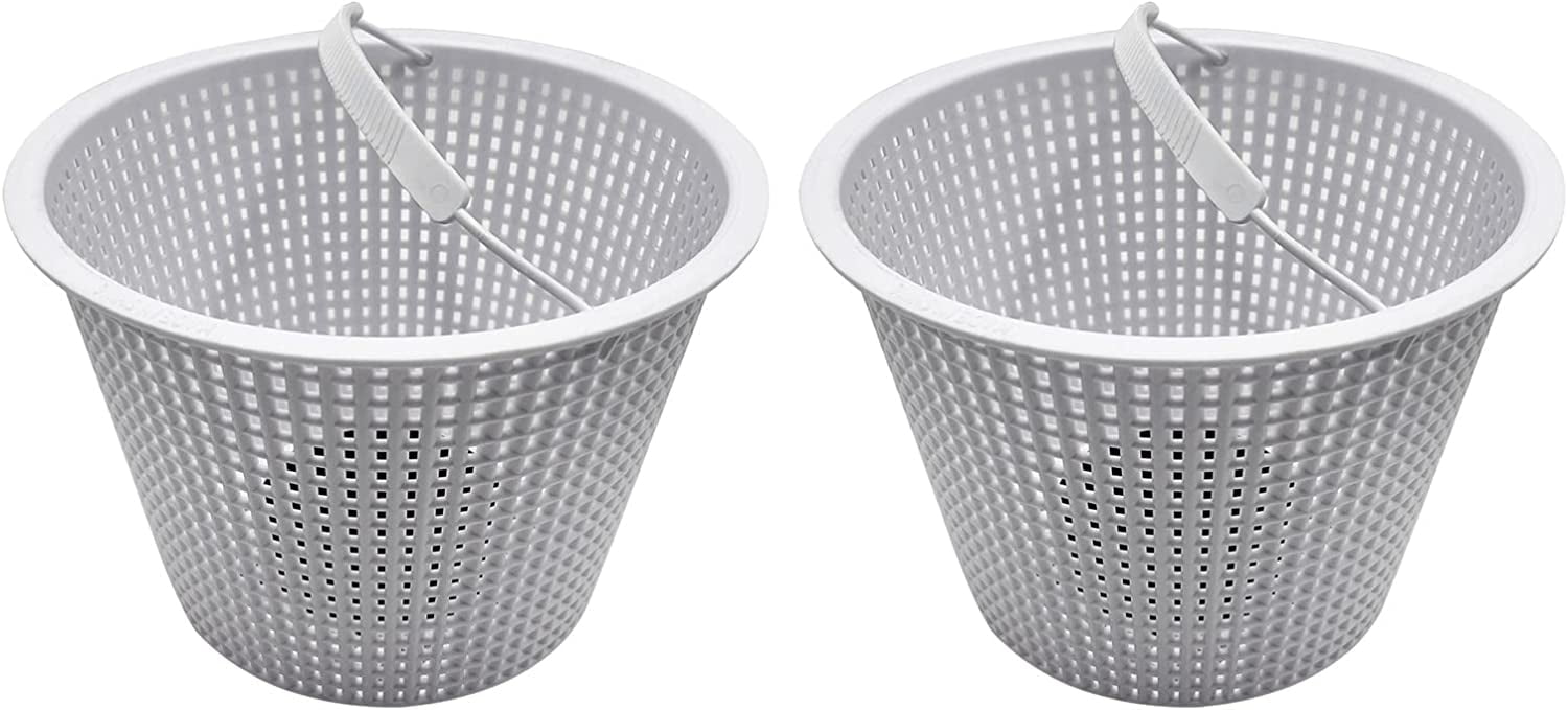 Poolzilla 7" Weighted Skimmer Basket, 2-Pack for SP1082, Durable ABS ...