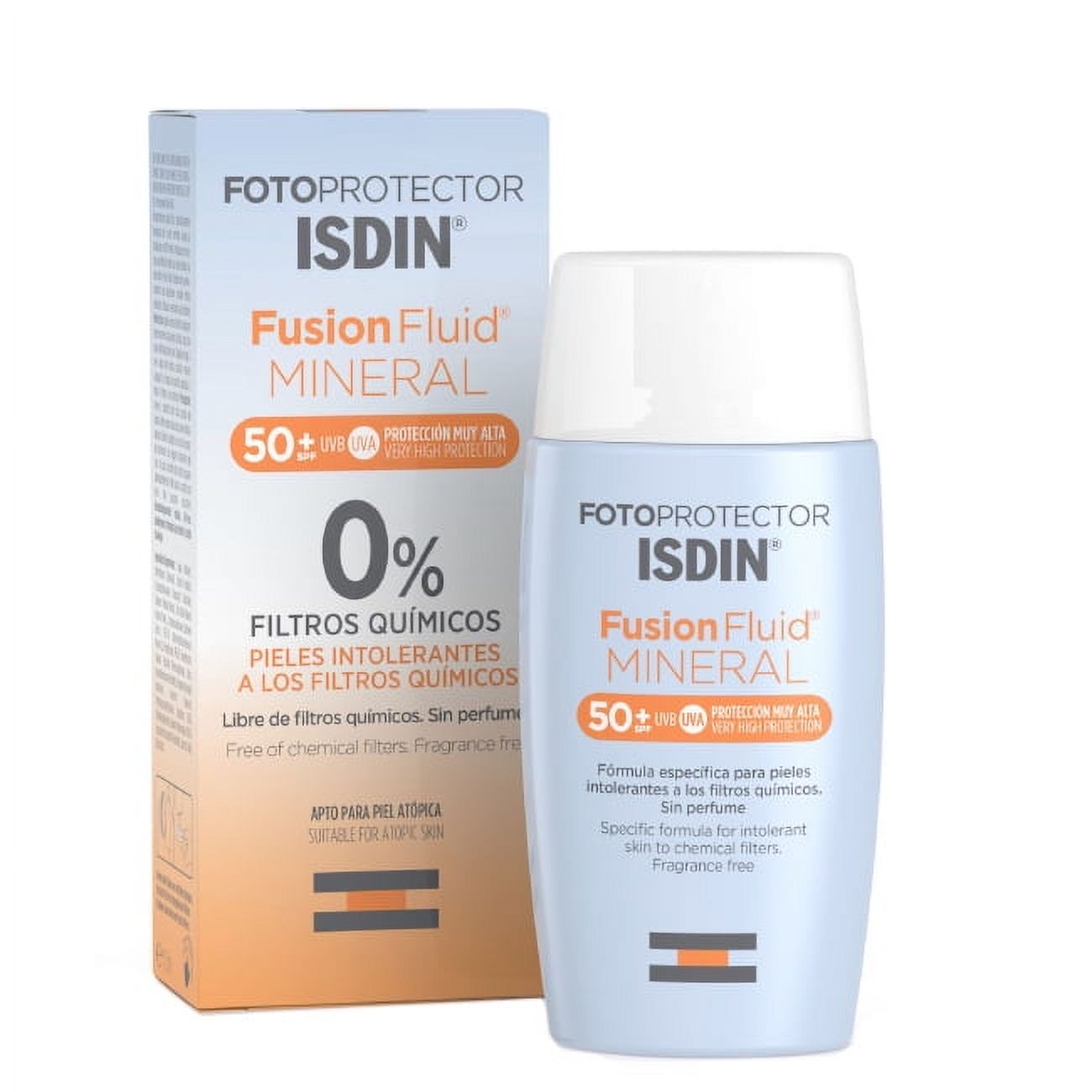 Poonam Fotoprotector Fusion Fluid Mineral SPF50+ 50ml - Walmart.com