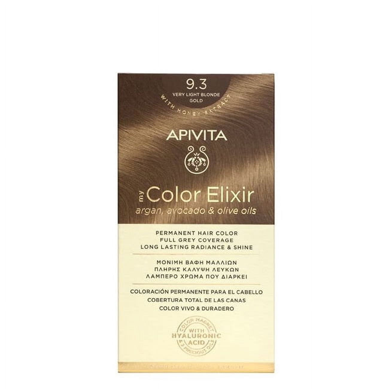Poonam My Color Elixir Permanent Hair Color 9.3 Very Light Blonde Gold ...