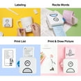 Poooli L1 Mini Portable Inkless Printer - 203DPI Bluetooth for Travel Photos, Journaling ...