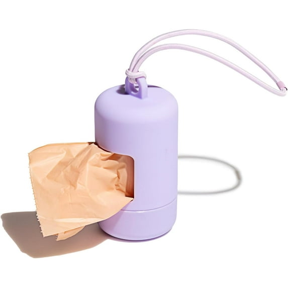 Poop Bag Holder and Dispenser with Leash Attachment, Leak Proof, Easy ...